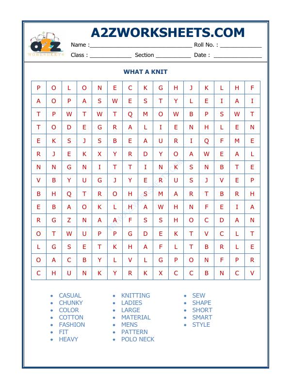 A2Zworksheets:Worksheet of English Word Search-06-Reading-English
