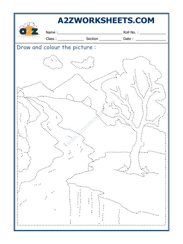 A2Zworksheets:Worksheet of Colouring Sheet - Drawing - 04-Recognition ...