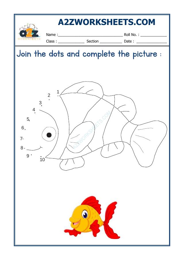 A2Zworksheets:Worksheet of Join The Dots And Complete The Picture-01 ...