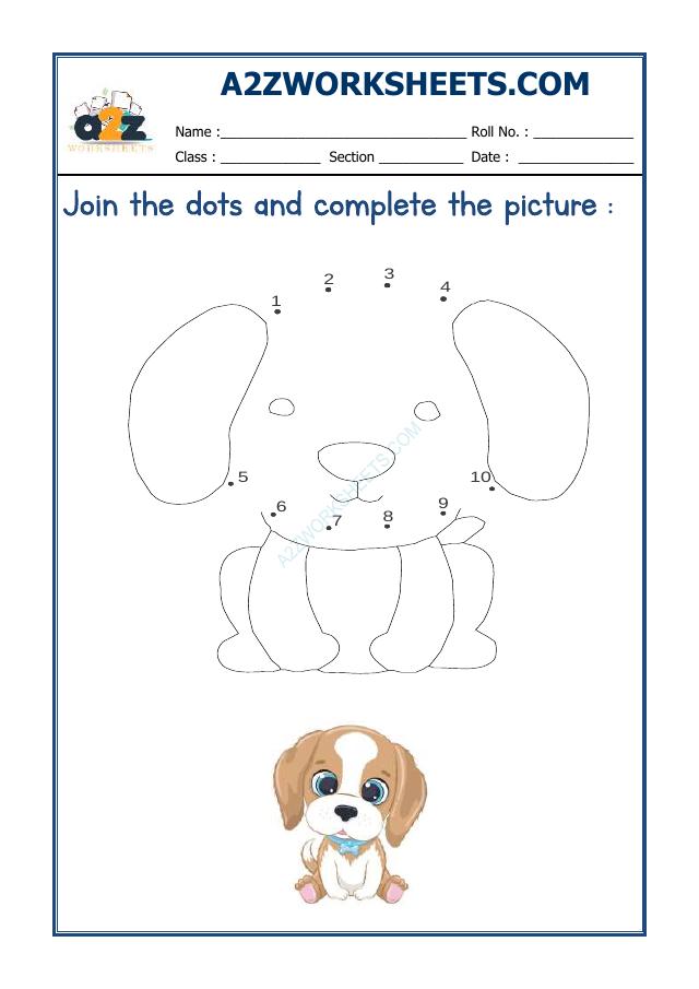 A2Zworksheets:Worksheet of Join The Dots And Complete The Picture-04 ...