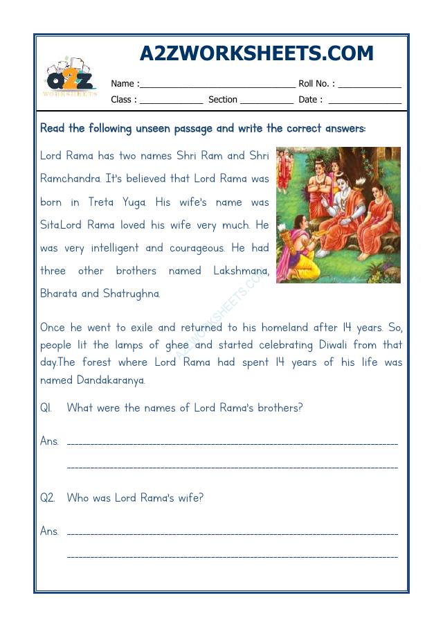 Winter Reading Comprehension