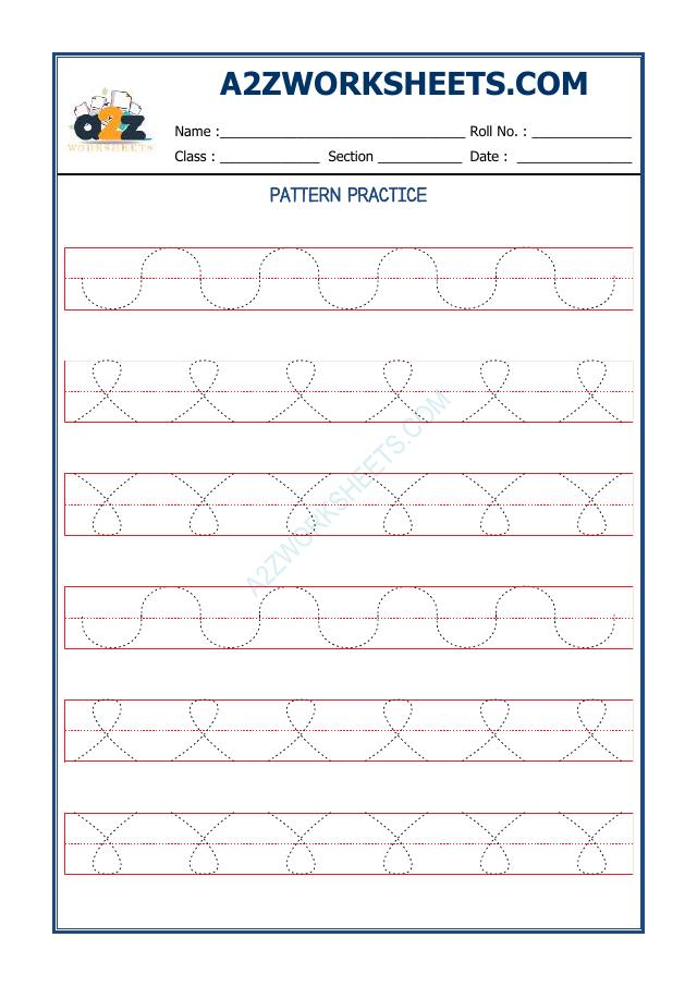 A2Zworksheets:Worksheet of Pattern Practice-09-Writing-English