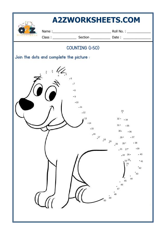 A2Zworksheets:Worksheet of Join The Dots And Complete The Picture-04 ...