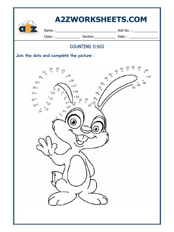 A2Zworksheets:Worksheet of Join The Dots And Complete The Picture-13 ...