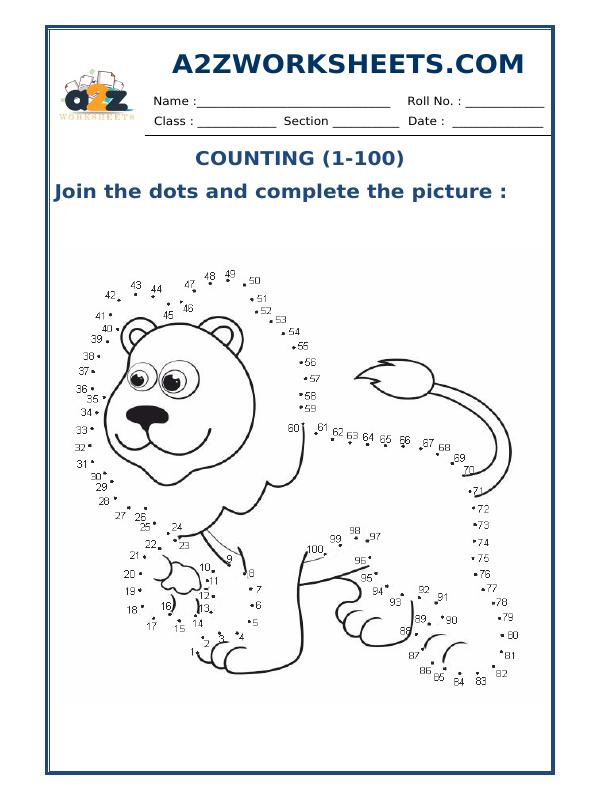 A2Zworksheets:Worksheet of Join The Dots And Complete The Picture-01 ...