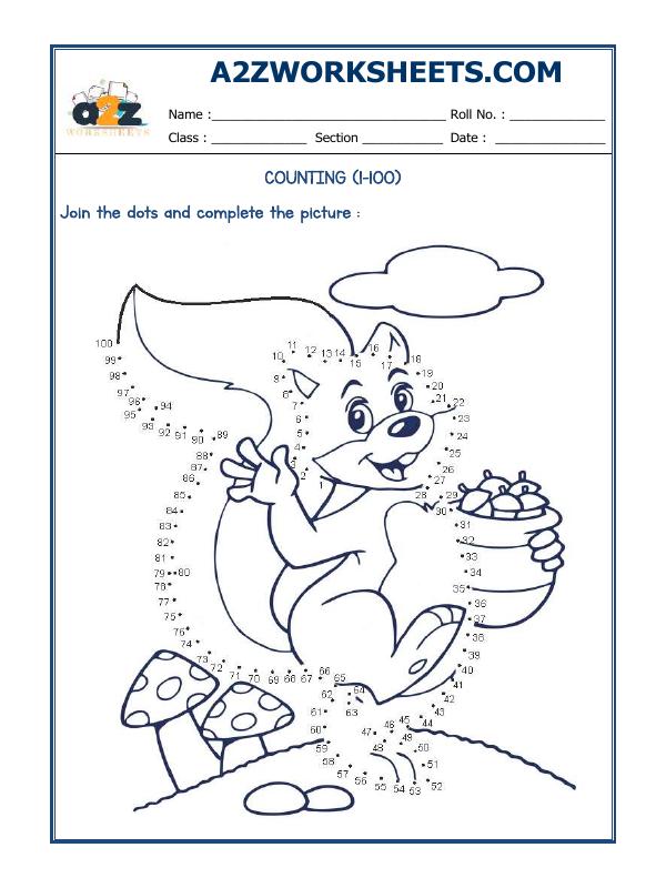 A2Zworksheets:Worksheet of Join The Dots And Complete The Picture-03 ...