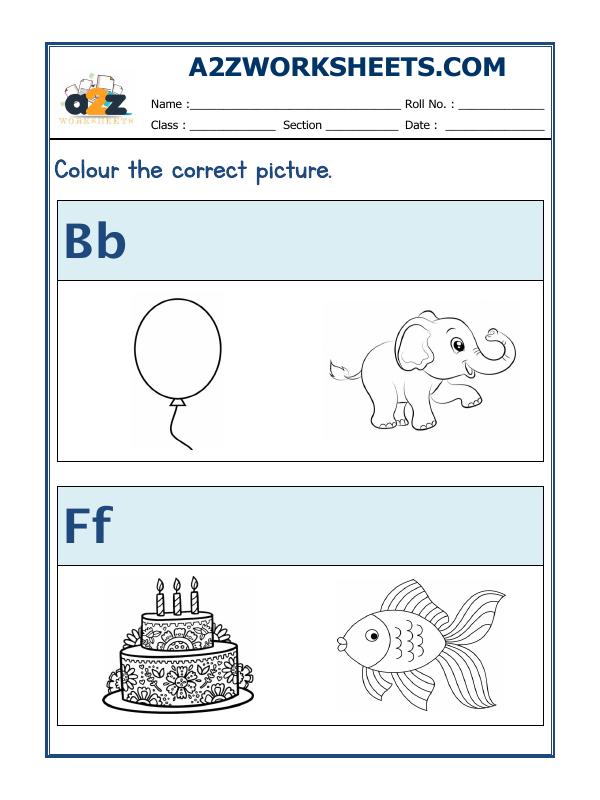 A2Zworksheets:Worksheet of Alphabet Recognition-01-Alphabets-English